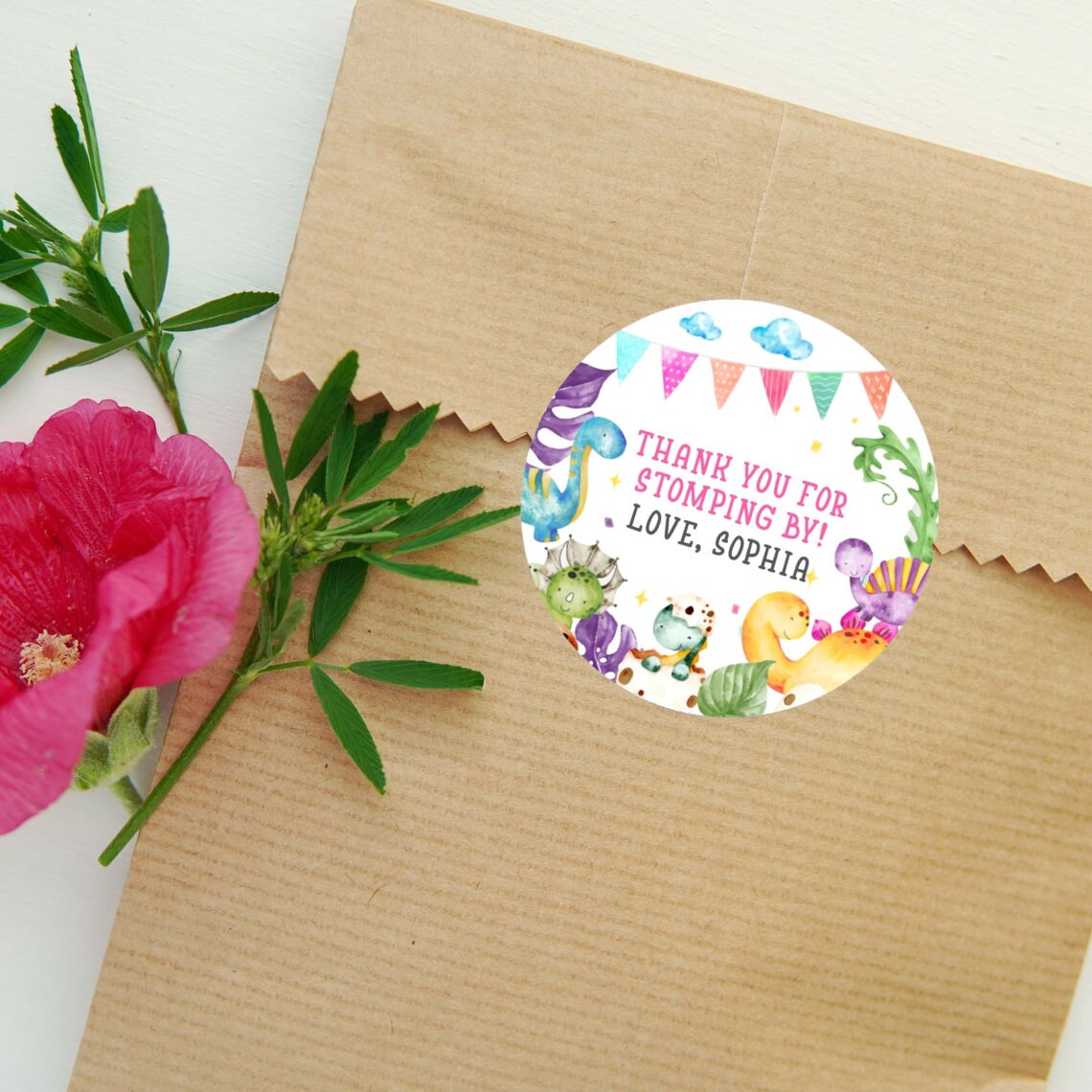 Editable Dinosaur Birthday Favor Tag Dinosaur Birthday Favor Tag ...