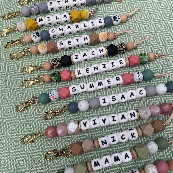 Beaded Bag Tag - Etsy