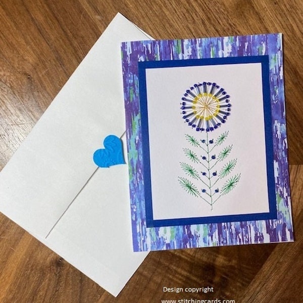 Beaded Greeting Card - Etsy