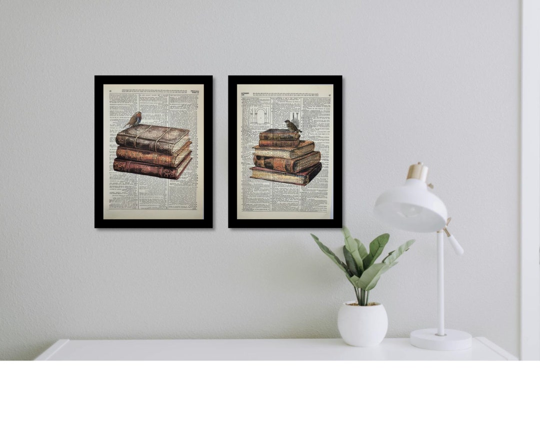 Vintage Book Dictionary Wall Art, Home Decor, Unique Decor, Mothers Day ...