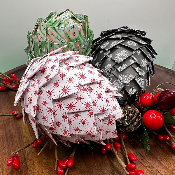 Pine Cone Ornament - Etsy