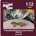 Digital Files - 1:12 Miniature Cake Stands (set A) - Models for 3D ...