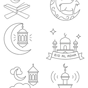 Eid Al-adha Coloring Pages - Etsy