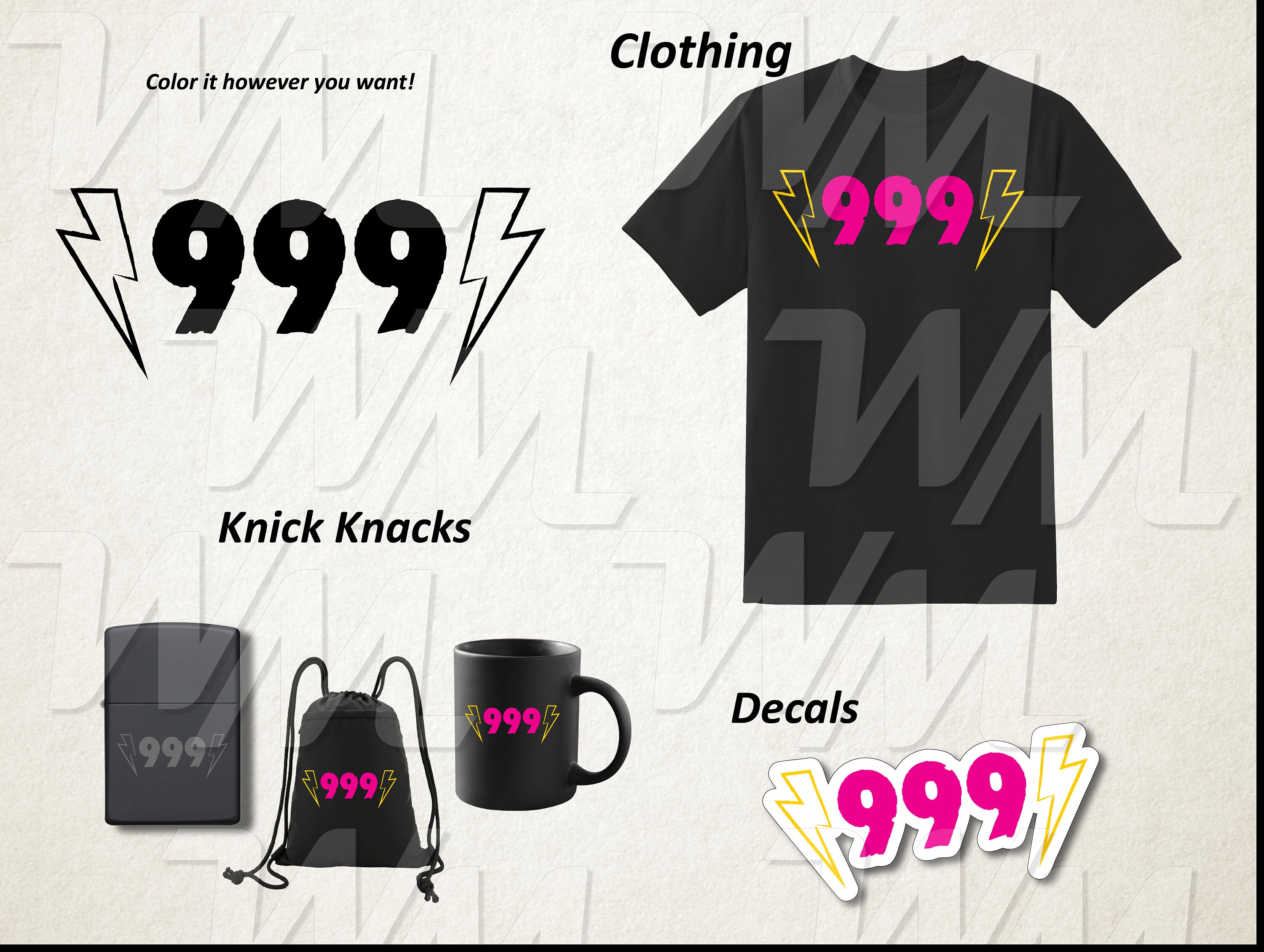 Electric 999 Logo- Svg-vector - Etsy