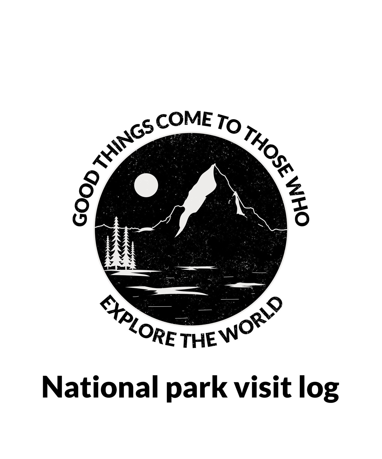 National Park Visit Log - Etsy
