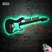 Personalized Guitar Bass Metal Wall Art With LED Lights - Customizable ...