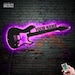 Personalized Guitar Bass Metal Wall Art With LED Lights - Customizable ...