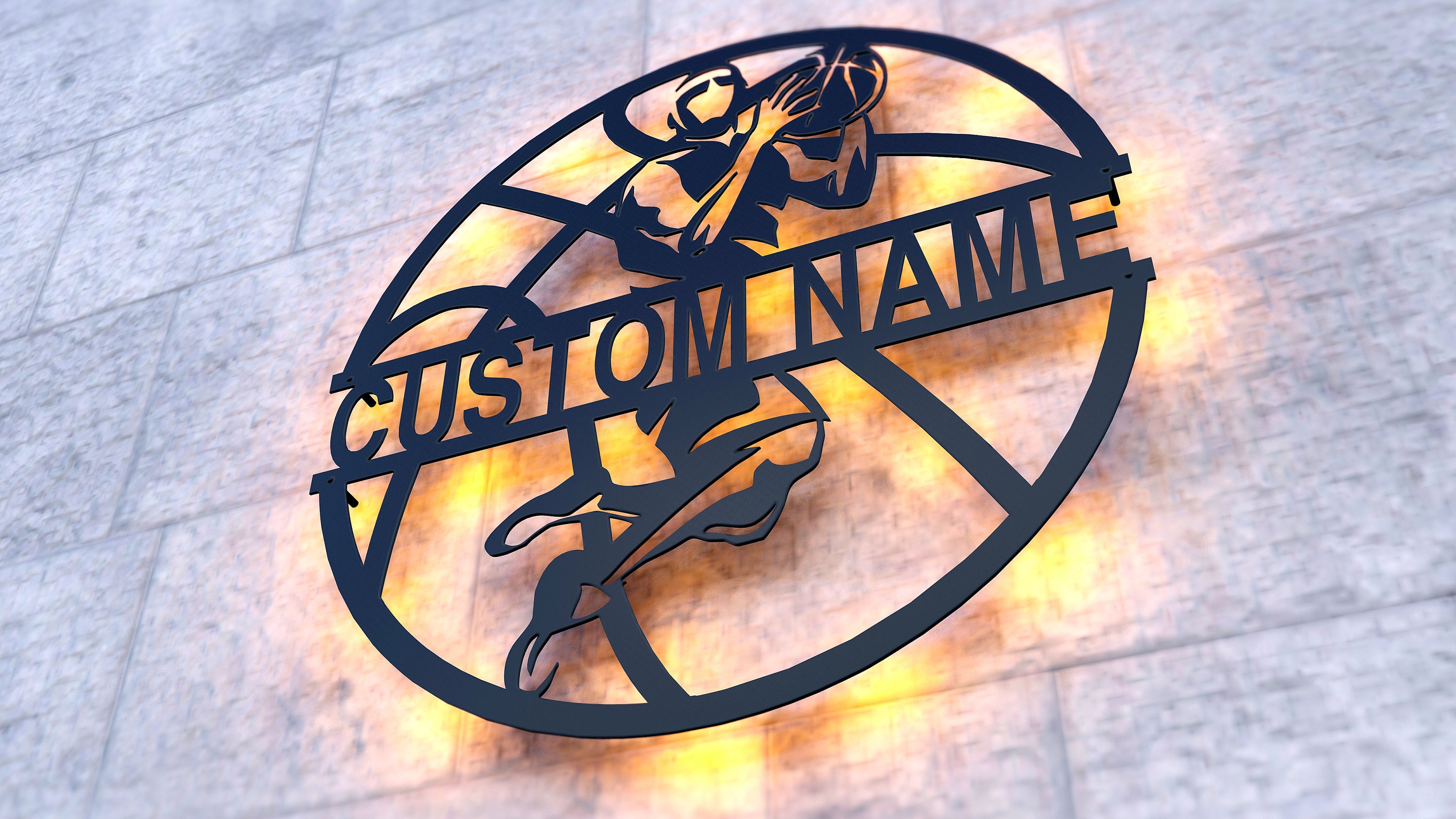 Custom Basketball Metal Wall Art Basketball Metal Sign - Etsy