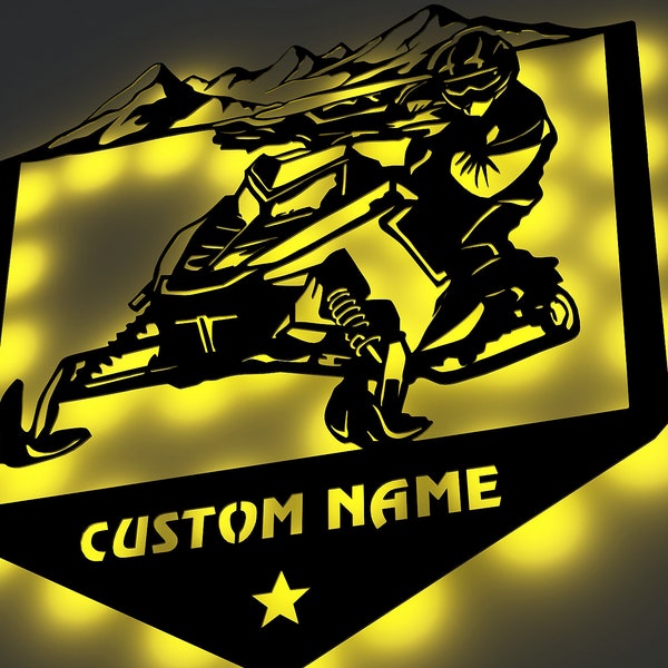 Snowmobile Wall Art - Etsy