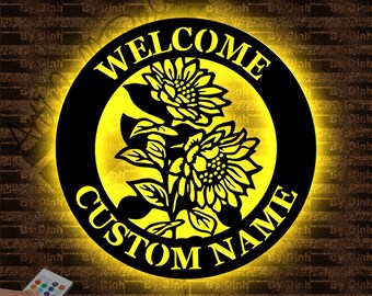 Sunflower Metal Wall Decor, Metal Flower Wall Art, Sunflower Metal Sign ...