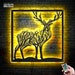 Deer Nature Wall Art, Hunting and Wildlife Theme Decor, Mountain and ...