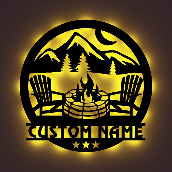 Fire Pit Sign - Etsy