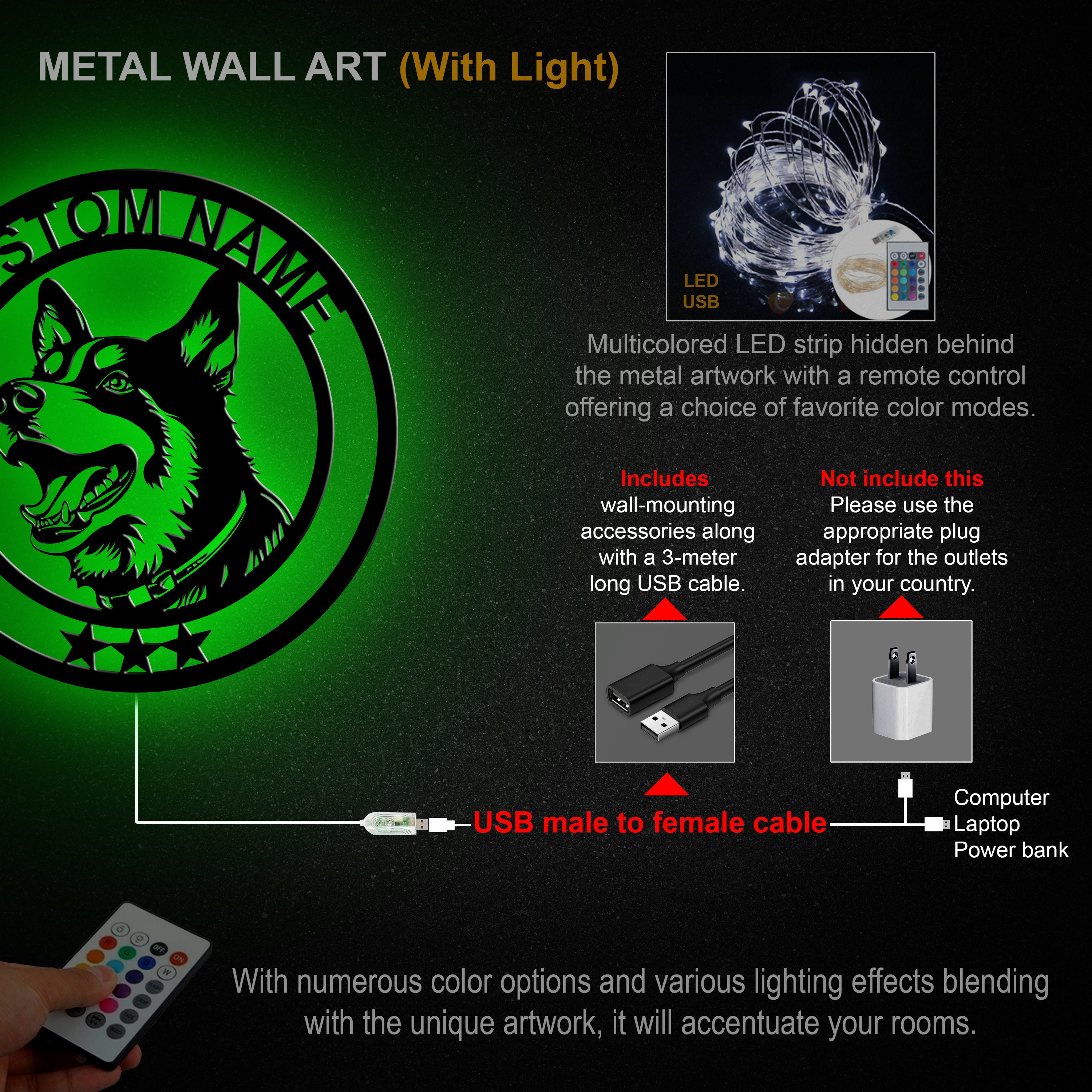 Personalized Bricklayer Metal Wall Art LED Light, Bricklayer Metal Sign ...