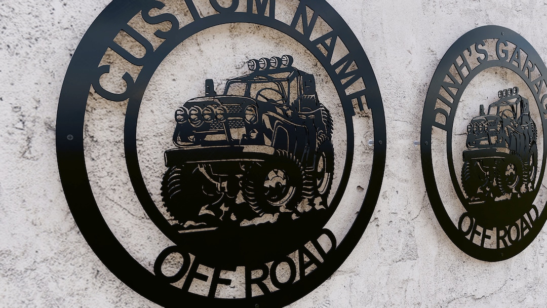Personalized off Road Metal Sign off Roading Metal Sign off - Etsy