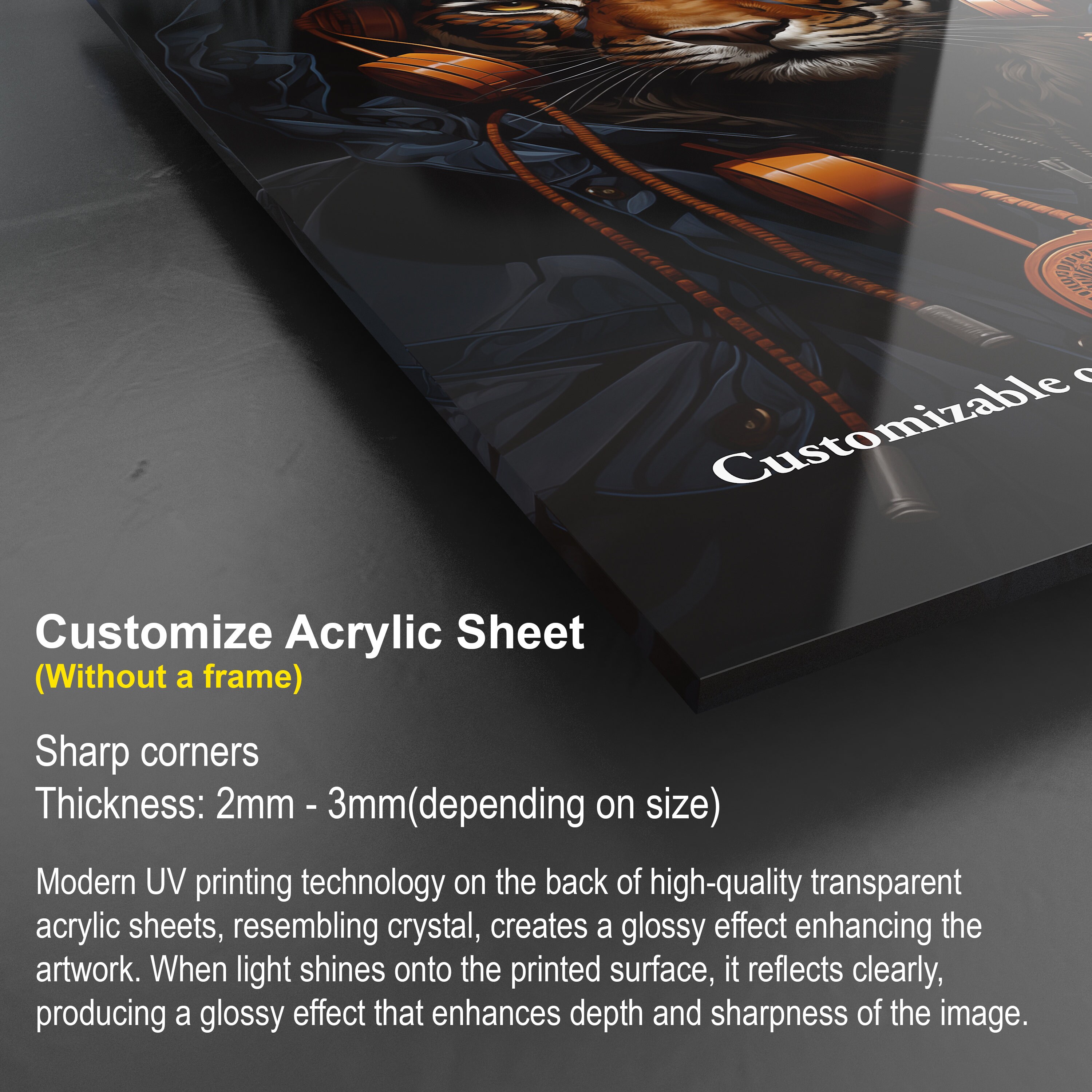 Pug Wall Art Pug Light Box Pug Acrylic Print Pug Faux Stained Glass Pug ...