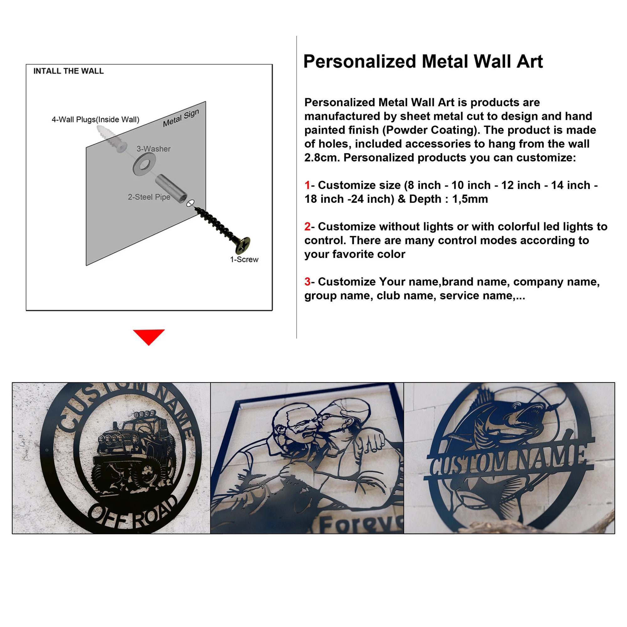 LED Lighted Metal Vintage Airplane Sign With Personalized - Etsy