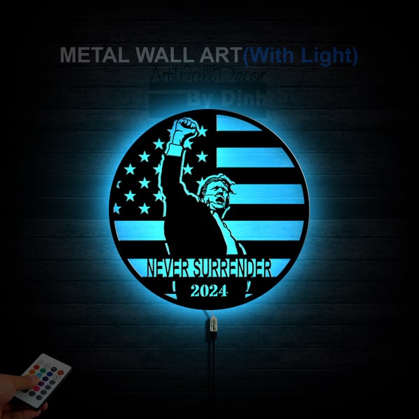 Trump Lighted Sign - Etsy