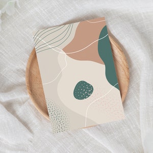 Neutral Brown Green Abstract Printable Wall Art, Printable Wall Art ...