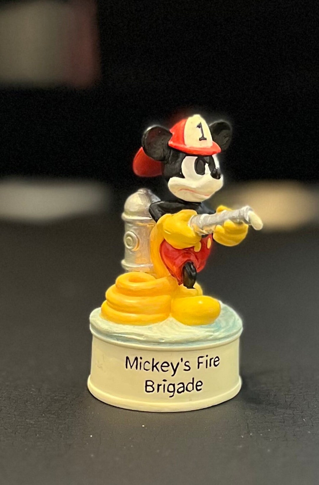 Vintage Disney Lenox Mickey Mouse Thimble - Mickey's Fire Brigade ...