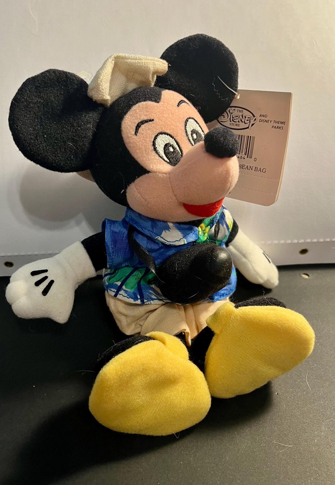 Vintage Disney Vacation Tourist Mickey Mouse Beanbag Plush - Etsy