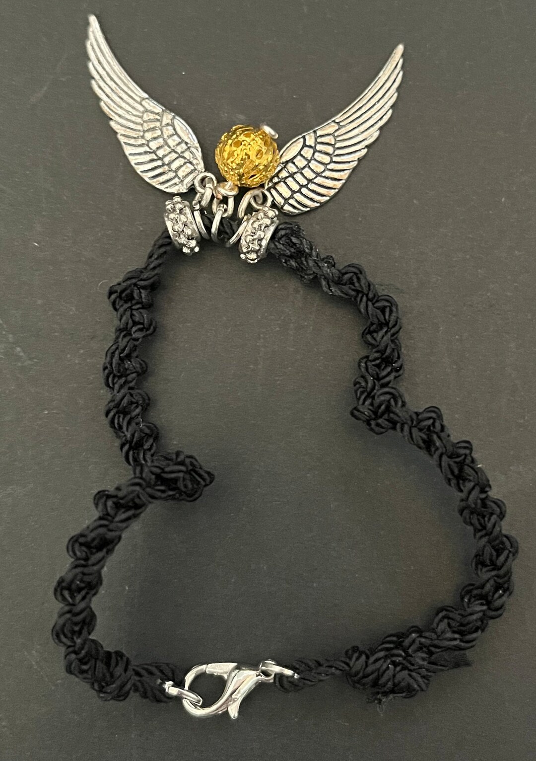 Handmade Harry Potter Inspired Snitch Bracelet - Etsy