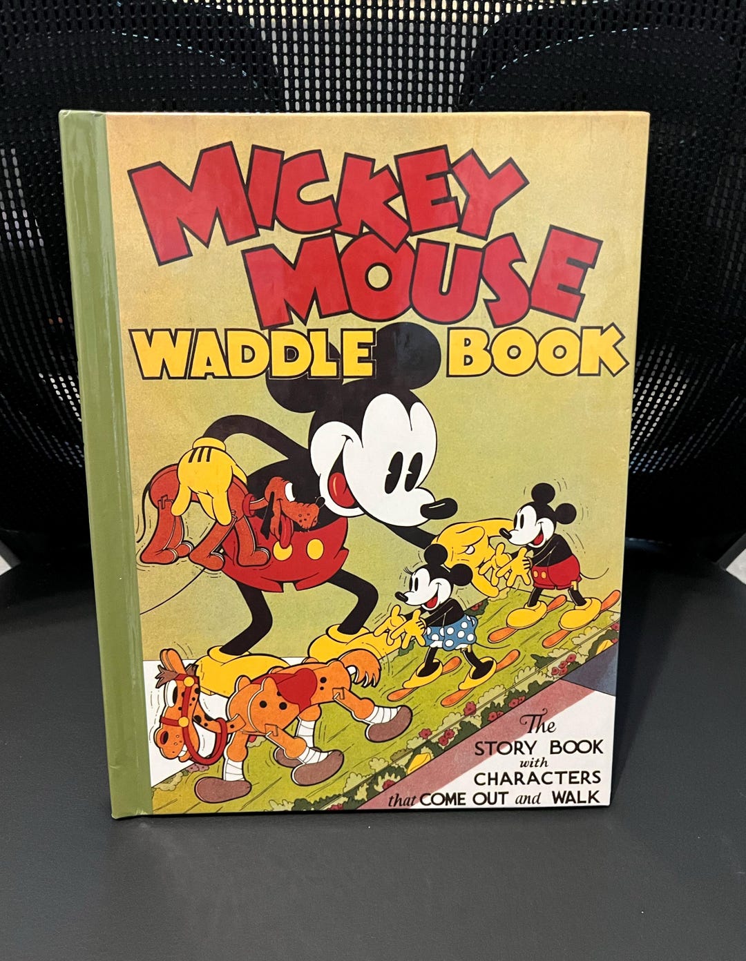 Vintage Mickey Mouse Waddle Book the Story Book With Characters That ...
