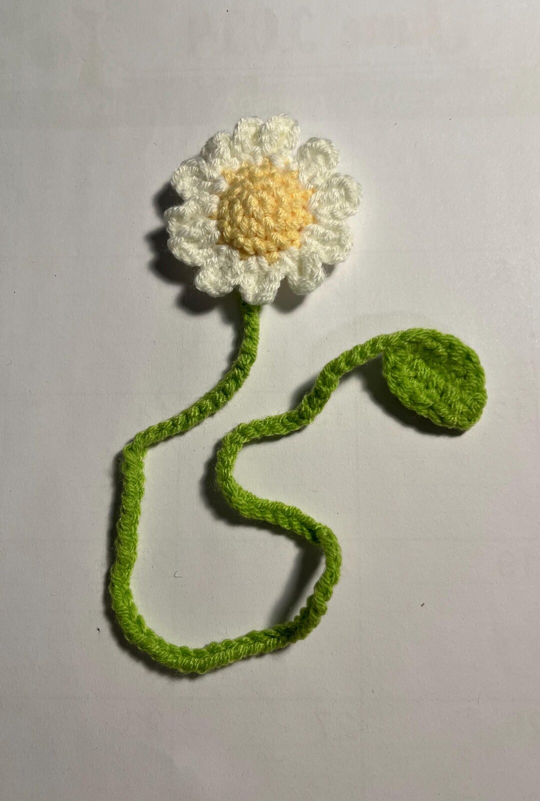 Handmade Crocheted Daisy Bookmark - Etsy