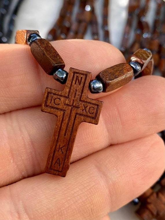 Cross From Wood Necklace Wood Cross Handmade Christian - Etsy