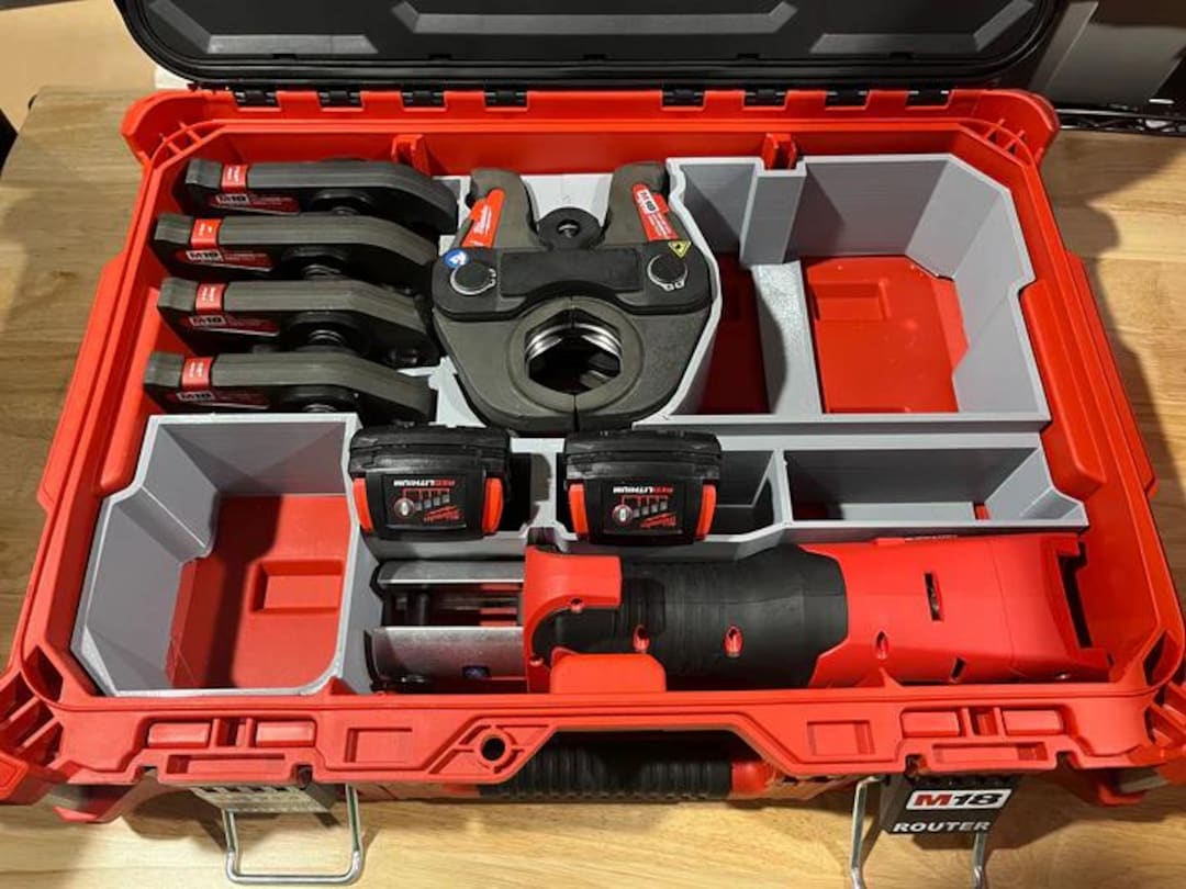 Packout Small Tool Box Insert for M18 Propress With Jaws up to 2 MPP18 ...