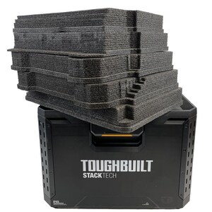 Toughbuilt Stacktech Rolling Tool Box Kaizen Inserts foam Inserts Only ...