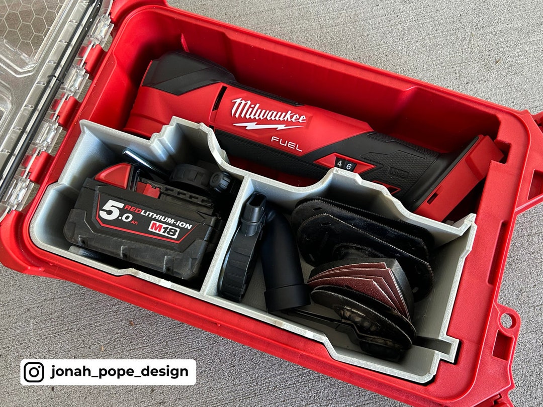Milwaukee PACKOUT™ Compact Organizer Insert for M18 Oscillating Multi-tool Stackout3d Jonah Pope ...