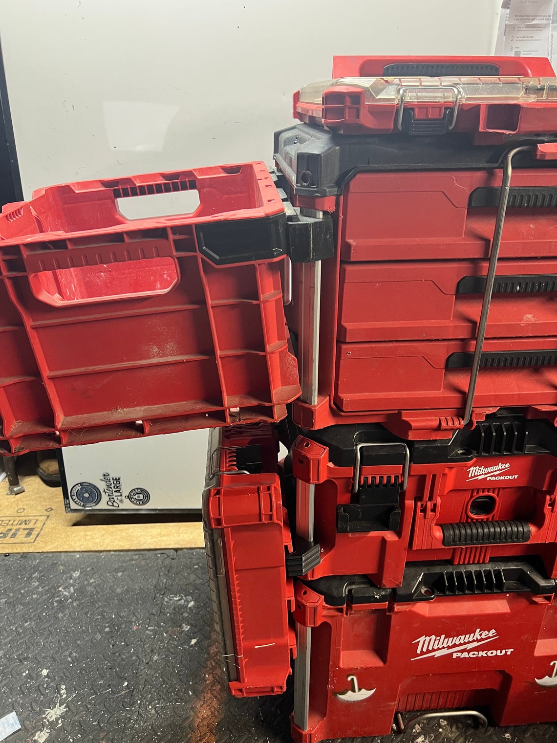 New Packout Rail Milwaukee Packout Milwaukee Crate Mount - Etsy Hong Kong