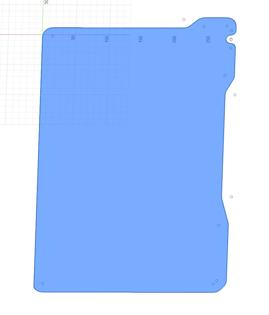3D Design Template Sketch DFX File PACKOUT 11 Compartment Organizer 48 ...