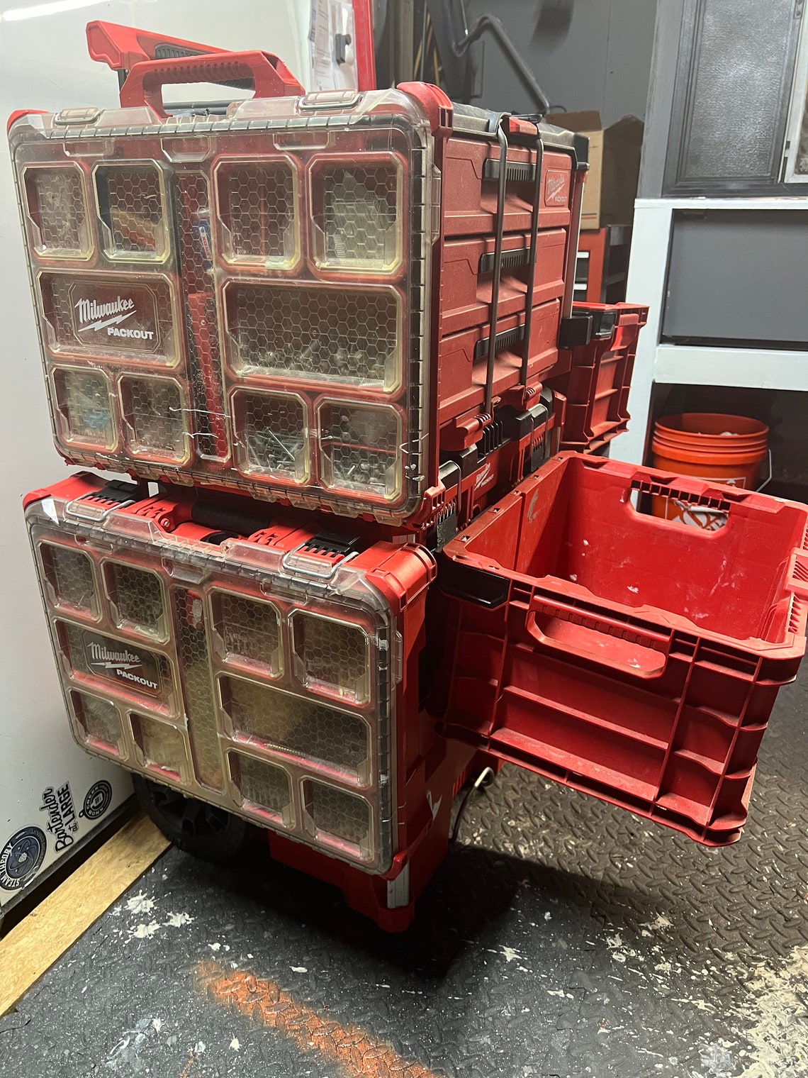 Stackout Rail Mod Milwaukee Packout Milwaukee Crate Mount - Etsy Nederland