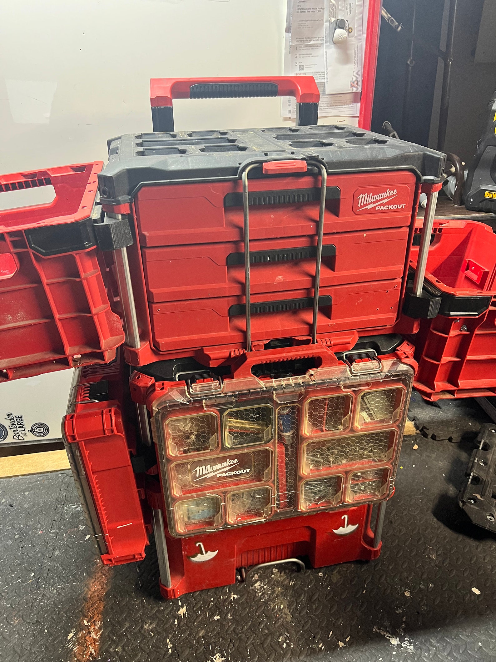 New Packout Rail Milwaukee Packout Milwaukee Crate Mount - Etsy Hong Kong