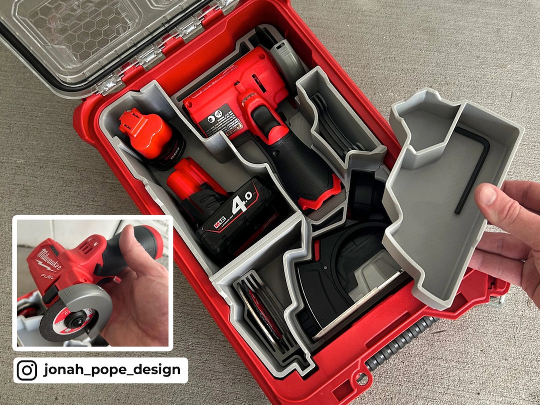 Milwaukee PACKOUT™ Compact Organizer Insert for M12 FUEL™ 3 Compact Cut ...