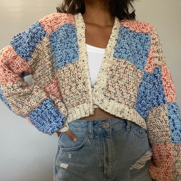 Crochet Color Block - Etsy