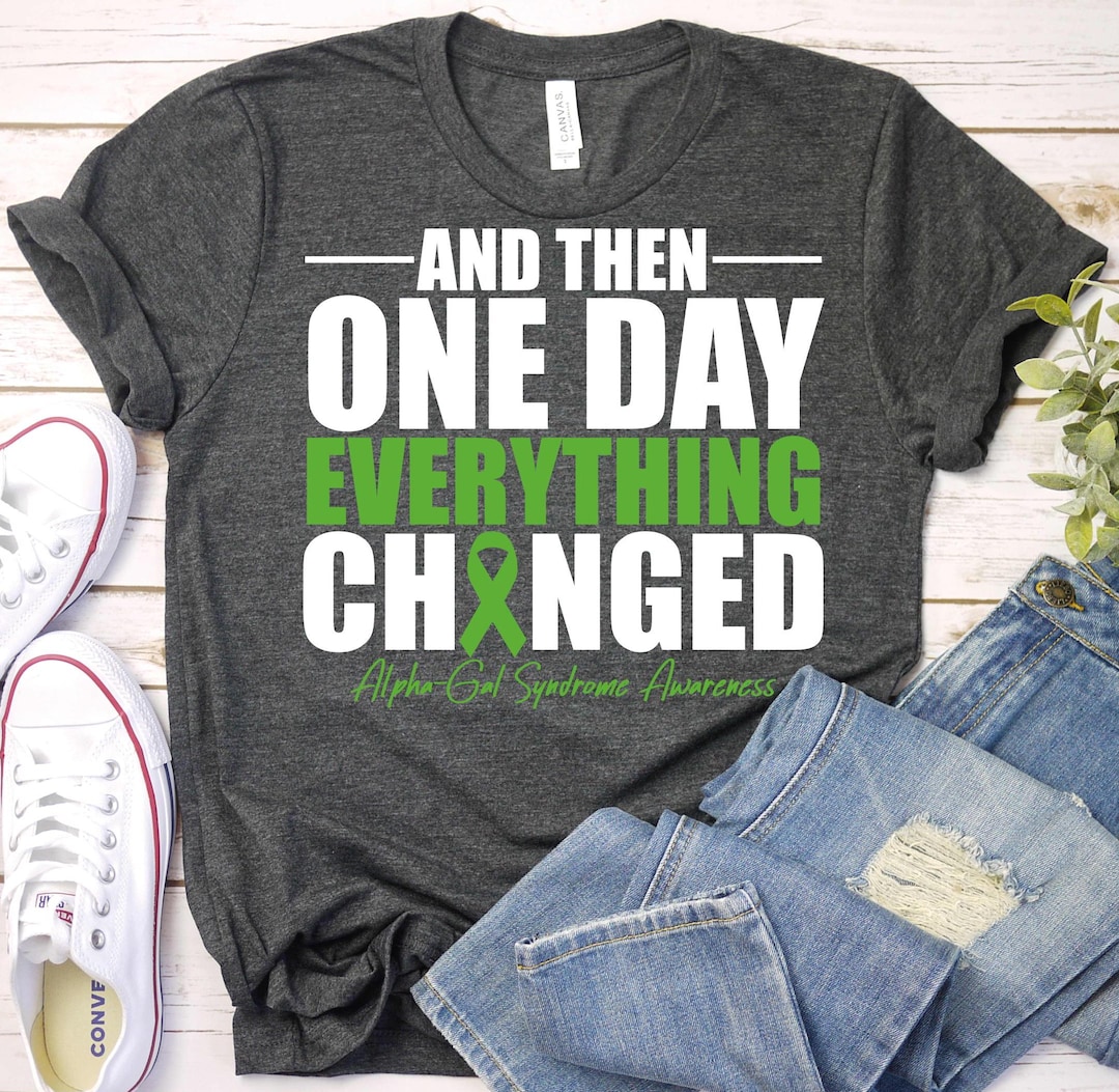 Alpha Gal Syndrom Awareness Shirt,meat-free Diet Shirt,alpha-gal ...