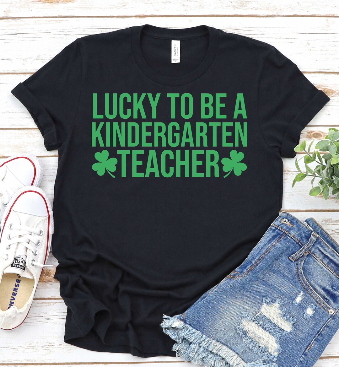 Lucky To Be A Kindergarten Teacher Shirt teacher St Patrick s Day Shirt lucky-to-be-a-kindergarten-teacher-shirt-teacher-st-patrick-s-day-shirt