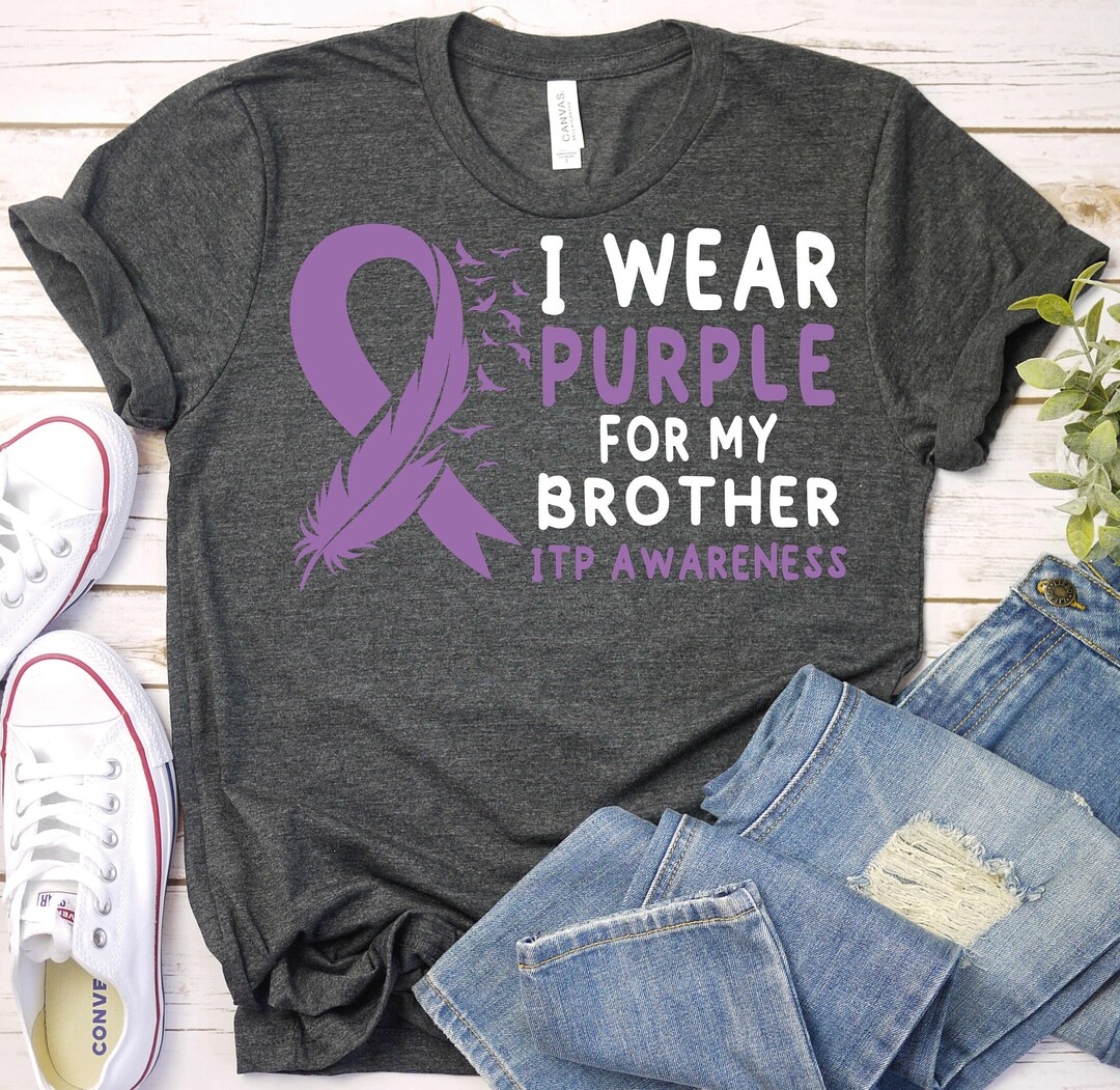 Idiopathic Thrombocytopenic Purpura Shirt,itp Awareness Shirt,itp ...