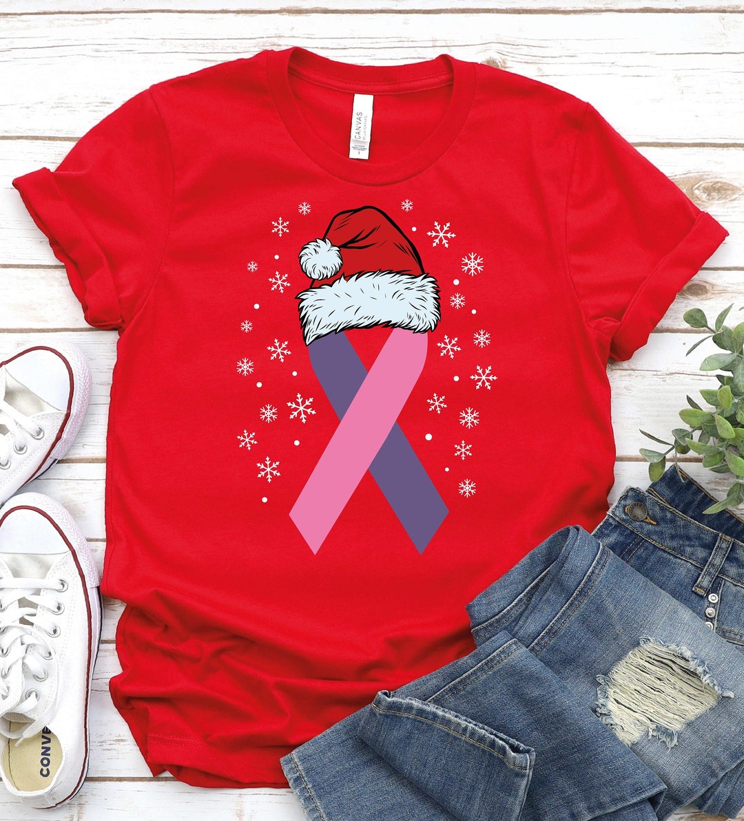 Thyroid Cancer Awareness Tee,thyroid Cancer Christmas Shirt,thyroid ...