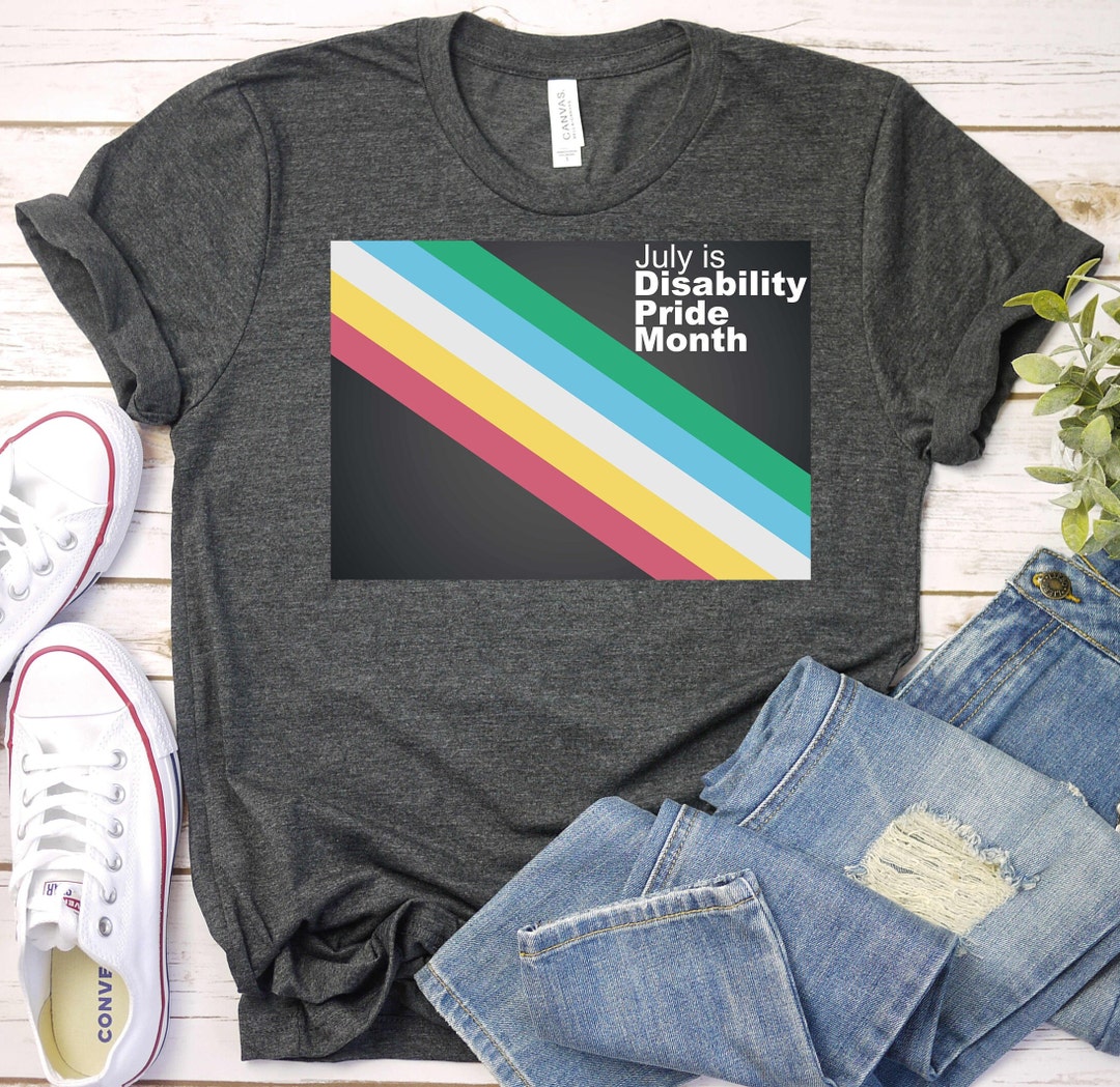 Disability Pride Month Shirt,proud Disabled Shirt,disability Pride ...