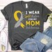 Deaf Awareness Shirt,deaf Awareness Gold and Silver Ribbon Shirt,deaf ...