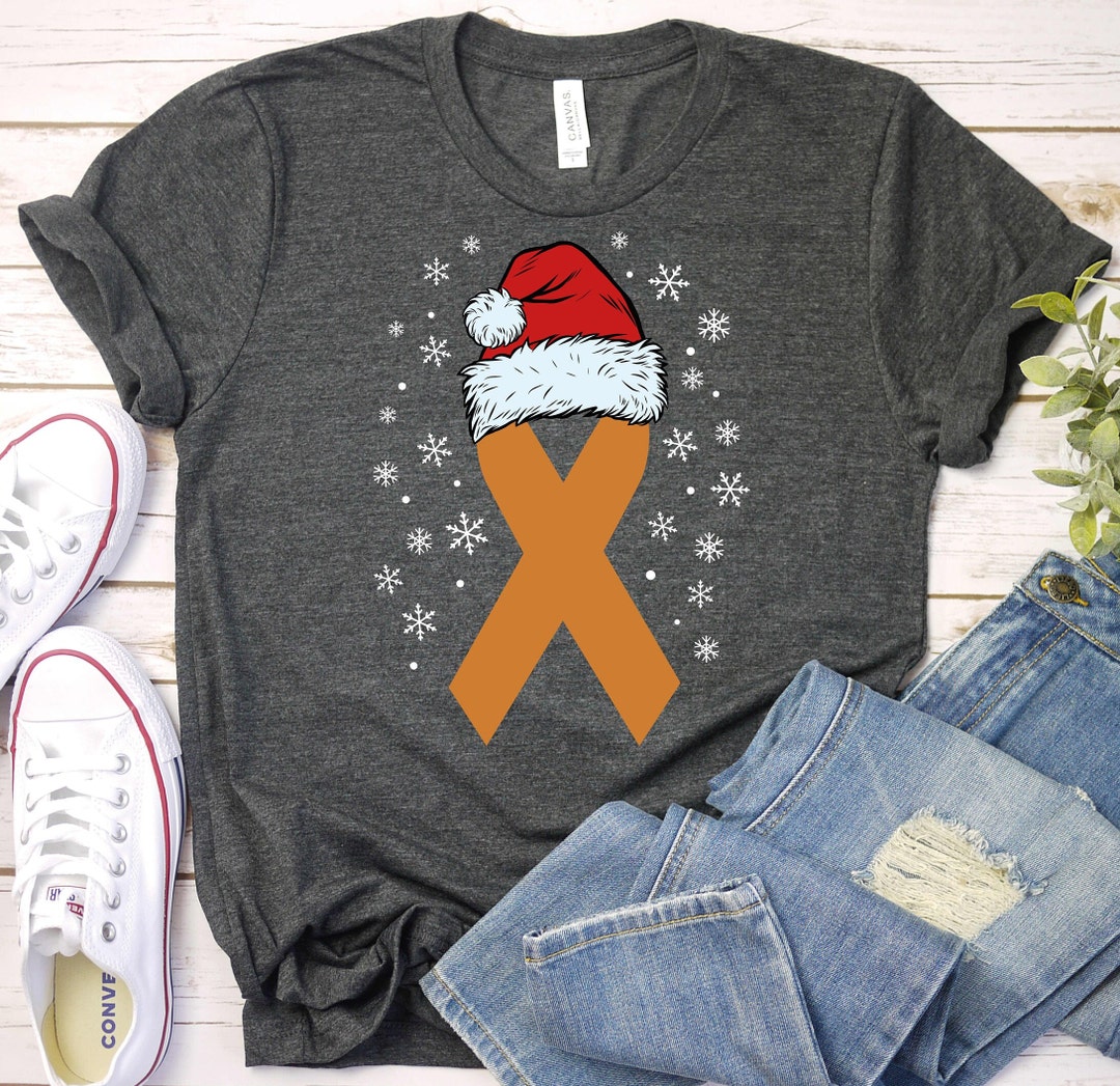 Leukemia Cancer Awareness Shirt,leukemia Christmas,christmas Leukemia ...