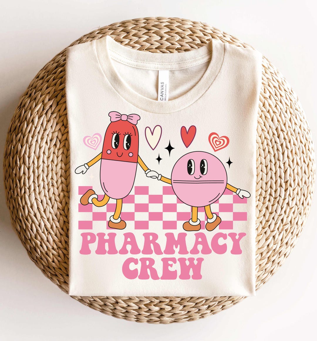 Pharmacy Crew Valentines Day Shirt,pharmacy Tech Valentines Day Shirt ...