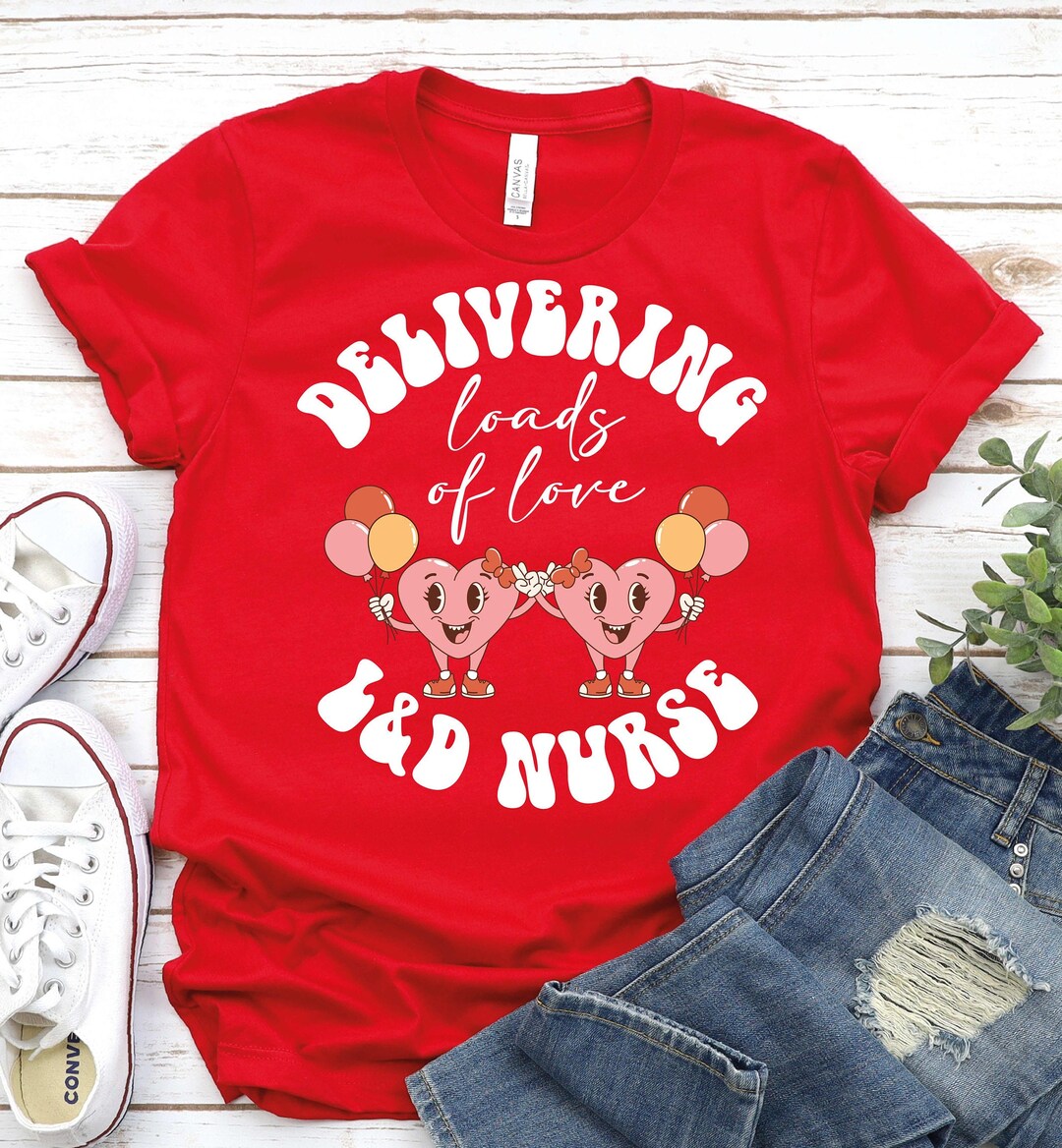 Labor and Delivery Nurse Valentine's Day Shirt,maternity Nurse ...