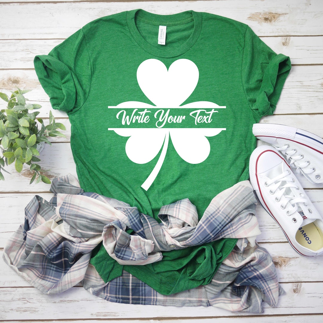Custom St Patrick's Day Shirt, Custom Saint Patricks Shirt,personalized ...