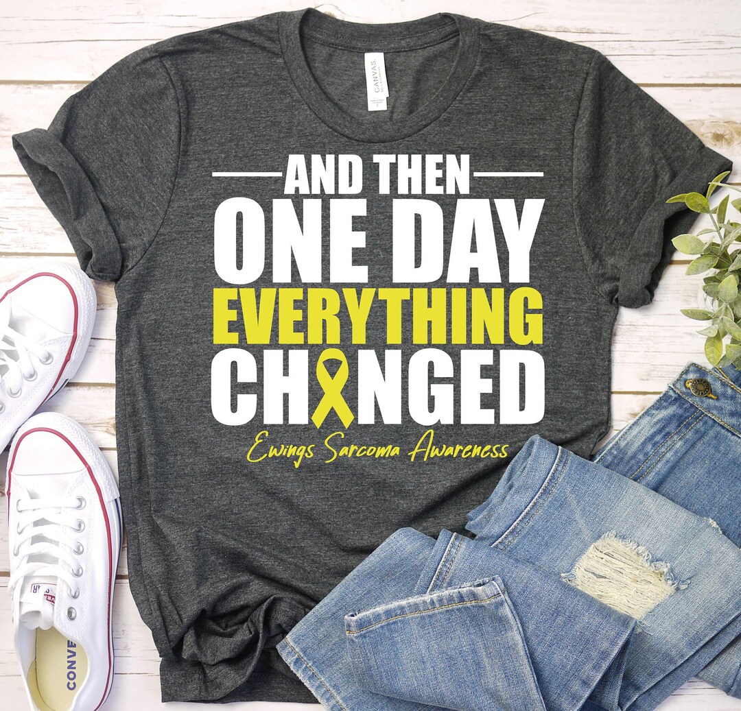 Ewings Sarcoma Awareness Shirt,pediatric Oncology Gift,support Ewings Sarcoma Warrior ...