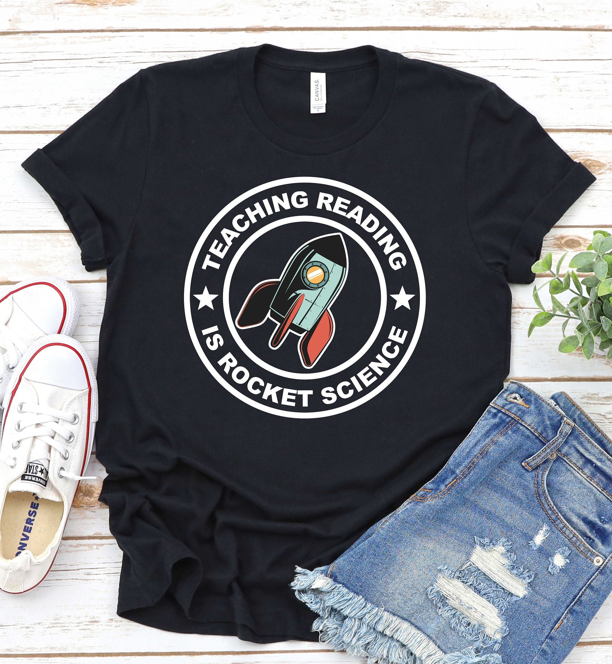 Teaching Reading is Rocket Science - Reading Teacher Shirt,special ...
