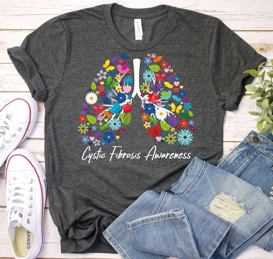 Cystic Fibrosis Awareness Shirt,cystic Fibrosis Warrior Shirt,cystic ...